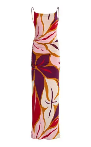 CALA DE LA CRUZ Kim Printed Maxi Dress - Multi