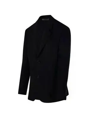 AMI Paris Single-breasted Blazer - Black
