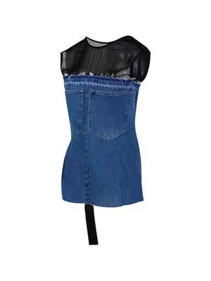 LITKOVSKA Tailored Denim Bustier