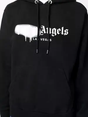 Palm Angels Las Vegas Sprayed-logo Hoodie