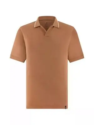 Boggi Milano Open-collar T-shirt - Orange