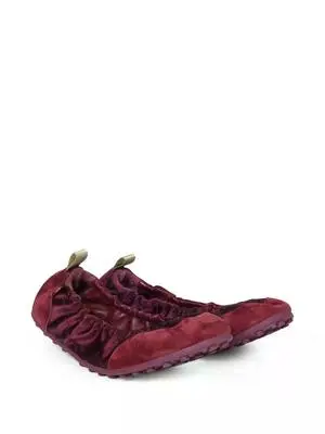 Paul Smith Laguna Panelled Ballet Flats - Red