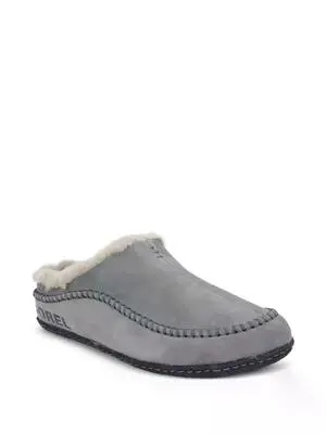 Sorel Stitched Shearling Slippers