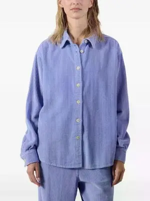 American Vintage Padow Corduroy Shirt - Purple