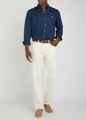 Polo Ralph Lauren Logo-embroidered Linen Shirt