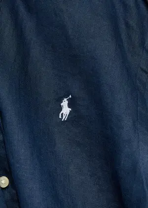Polo Ralph Lauren Logo-embroidered Linen Shirt