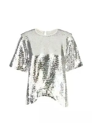 NICCOLO PASQUALETTI Sequin Embellished Asymmetric Top