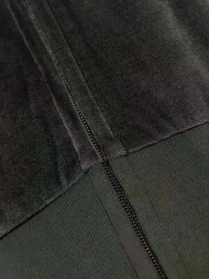 Balenciaga Velour Zip-up Hoodie