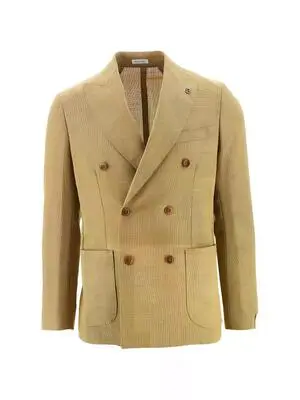 BRERAS MILANO Double-breasted Blazer - Neutrals