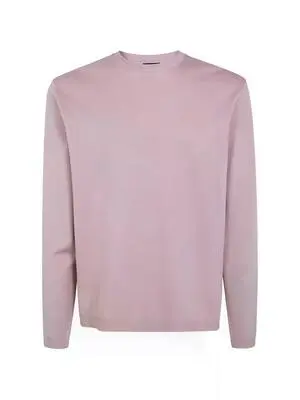 Herno Long Sleeve Crew Neck T-shirt - Pink