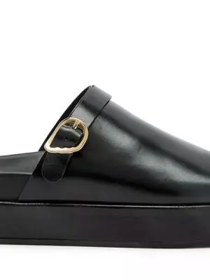 ANCIENT GREEK SANDALS Arachova Platform Sandals - Black