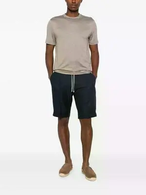 BARBA NAPOLI Capri Drawstring Shorts - Blue