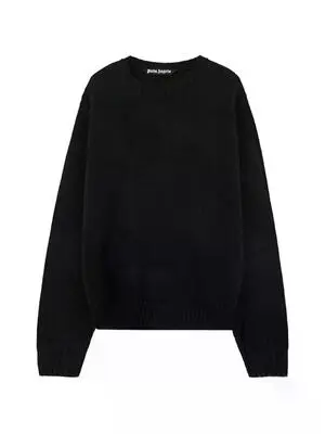 Palm Angels Back Curved Logo Sweater