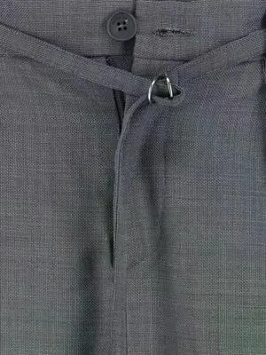 EUDON CHOI Belted Pleated Trousers