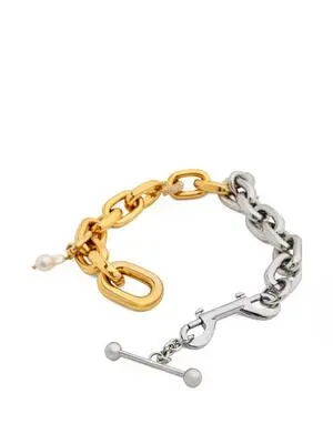 Rabanne Bi-colour Link Chain Necklace