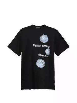 Yohji Yamamoto Graphic-print T-shirt - Black