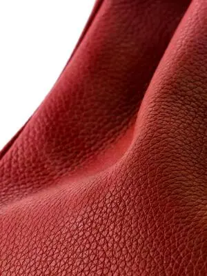 Celine 16 Top Handle Bag Grained Calfskin Medium Shoulder Bag - Red