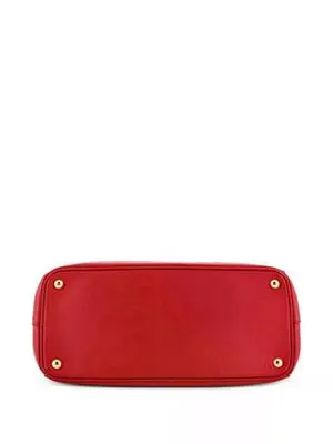 Prada Double Zip Saffiano Leather Tote Bag