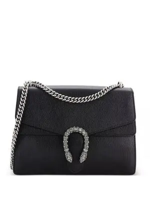 Gucci Dionysus Leather Medium Shoulder Bag - Black