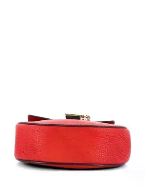 Chloé Drew Leather Mini Crossbody Bag - Red