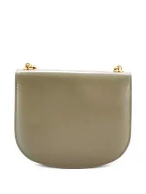 Celine Triomphe Besace Clea Chain Flap Bag - Green