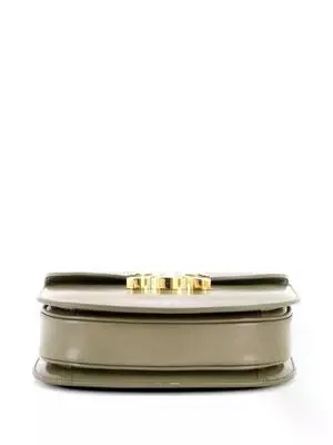 Celine Triomphe Besace Clea Chain Flap Bag - Green