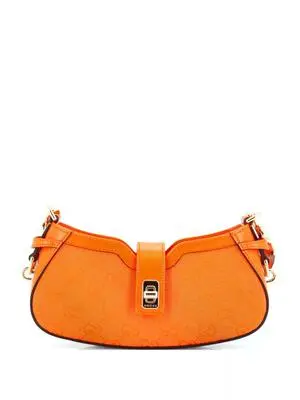 Gucci Moon Side Gg Canvas Mini Shoulder Bag - Orange