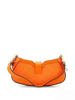 Gucci Moon Side Gg Canvas Mini Shoulder Bag - Orange