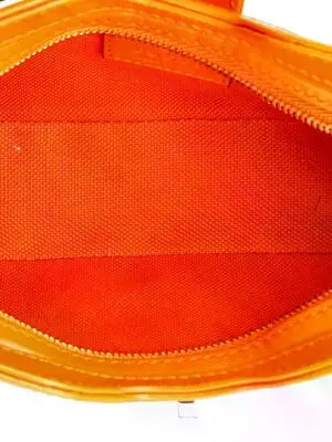 Gucci Moon Side Gg Canvas Mini Shoulder Bag - Orange