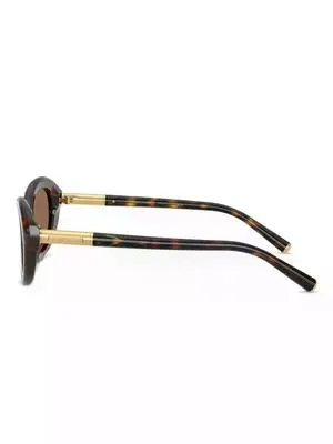 Dolce & Gabbana Tortoiseshell Oval-frame Sunglasses