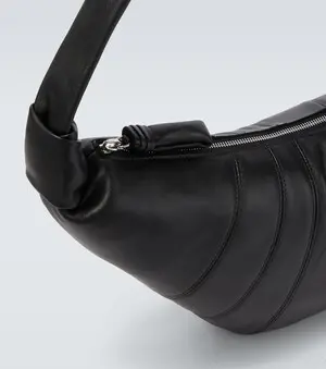 LEMAIRE Croissant Shoulder Bag - Black