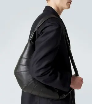 LEMAIRE Croissant Shoulder Bag - Black