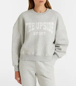 The Upside Paloma Oversized Cotton-blend Jersey Sweatshirt