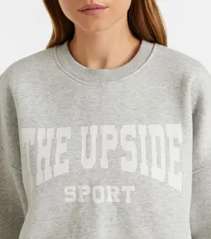 The Upside Paloma Oversized Cotton-blend Jersey Sweatshirt