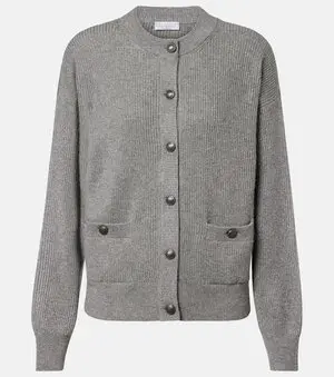 Brunello Cucinelli Cashmere-blend Lame Cardigan