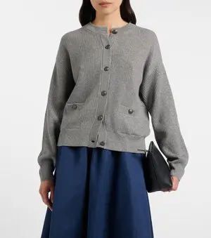 Brunello Cucinelli Cashmere-blend Lame Cardigan