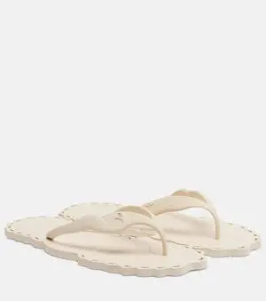 Zimmermann Seafoam Thong Sandals - Beige