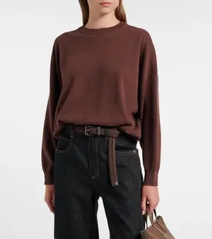 Brunello Cucinelli Monili Cashmere Sweater
