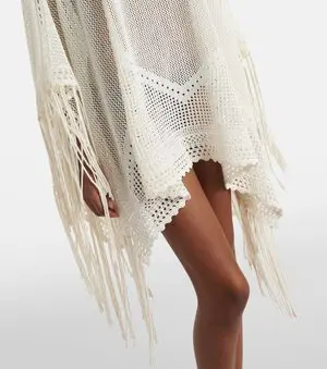 Isabel Marant Étoile Metilia Belted Crochet Minidress