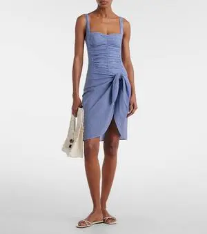 KARLA COLLETTO Gingham Beach Cover-up