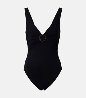 KARLA COLLETTO Chain Swimsuit - Black