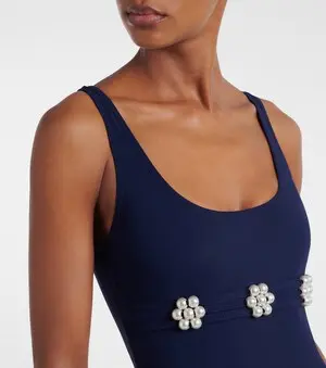 KARLA COLLETTO Embellished One-piece Swimsuit
