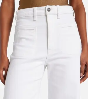 Khaite Delmonico High-rise Wide-leg Jeans