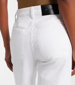 Khaite Delmonico High-rise Wide-leg Jeans