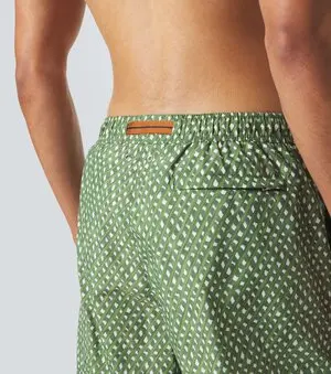 Zegna Printed Swim Trunks