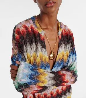 Missoni Metallic Knit Blouse