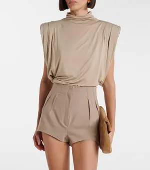 MUGLER Pleated Shorts