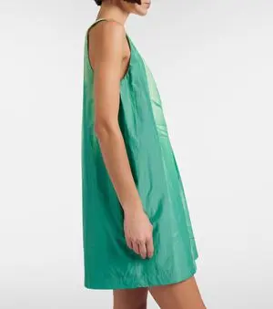 Loewe Printed Leather Mini Dress