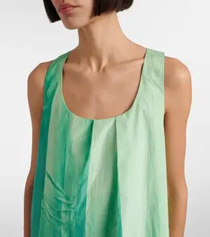 Loewe Printed Leather Mini Dress
