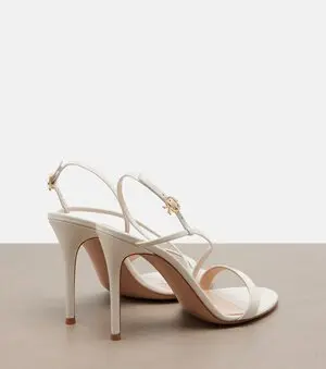 GIANVITO ROSSI Patent Leather Slingback Sandals